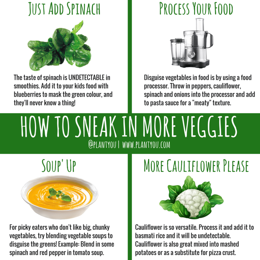 Five Genius Ways to Sneak More Veggies Into Your Kid's Meals - PlantYou
