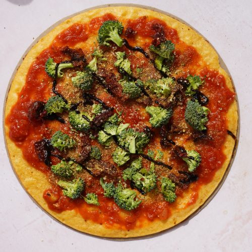 Cheese-less Pizza (Vegan, Oil-Free) - PlantYou