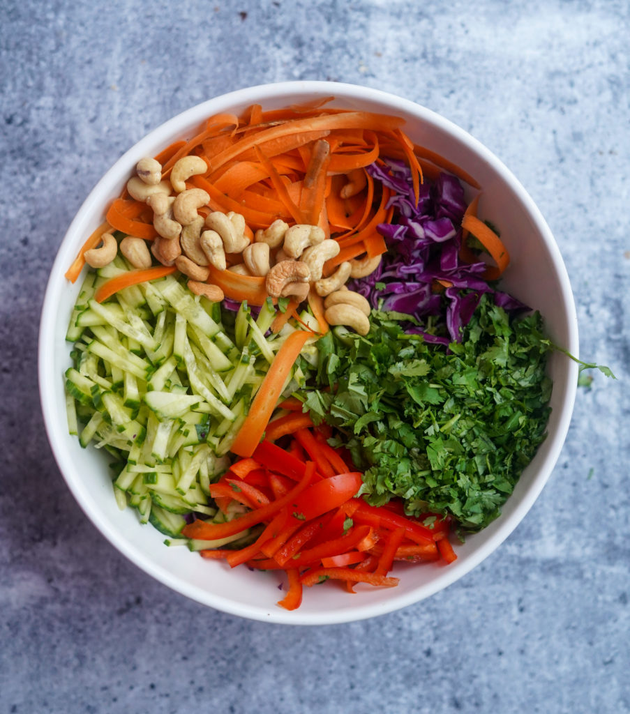 Rainbow Cabbage Salad - PlantYou