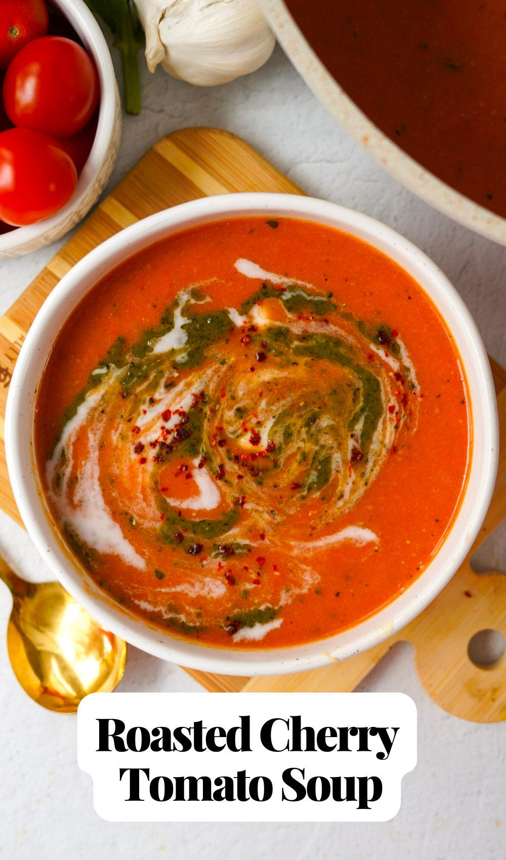 Roasted Cherry Tomato Soup - PlantYou