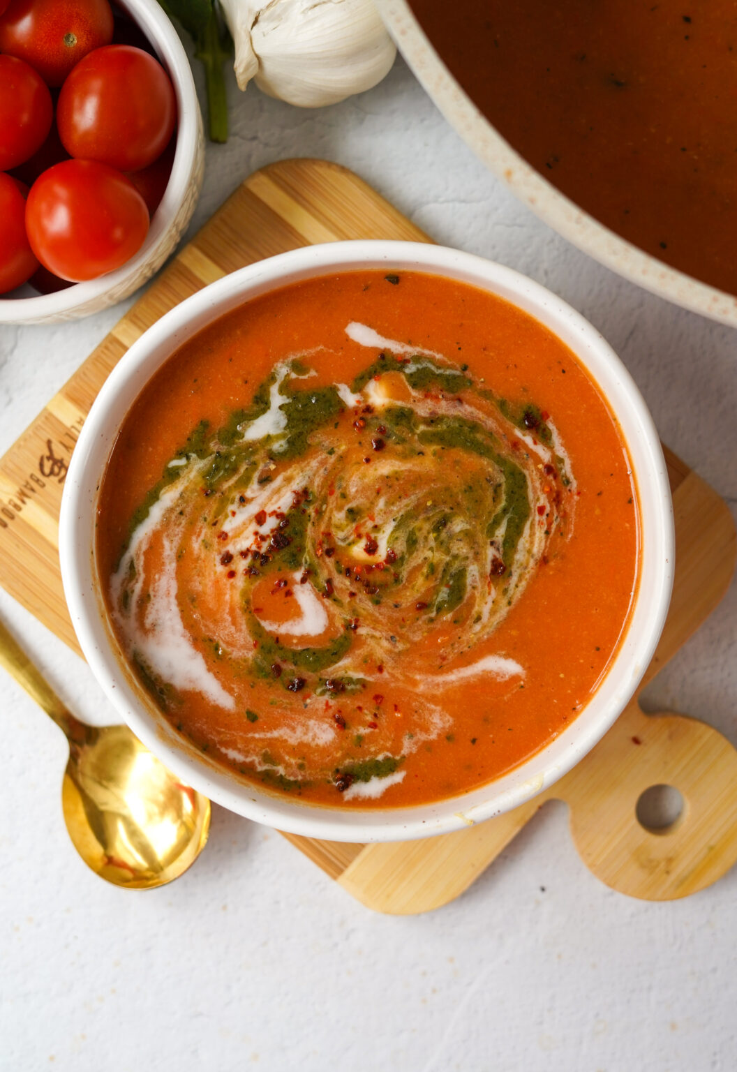 Roasted Cherry Tomato Soup - PlantYou