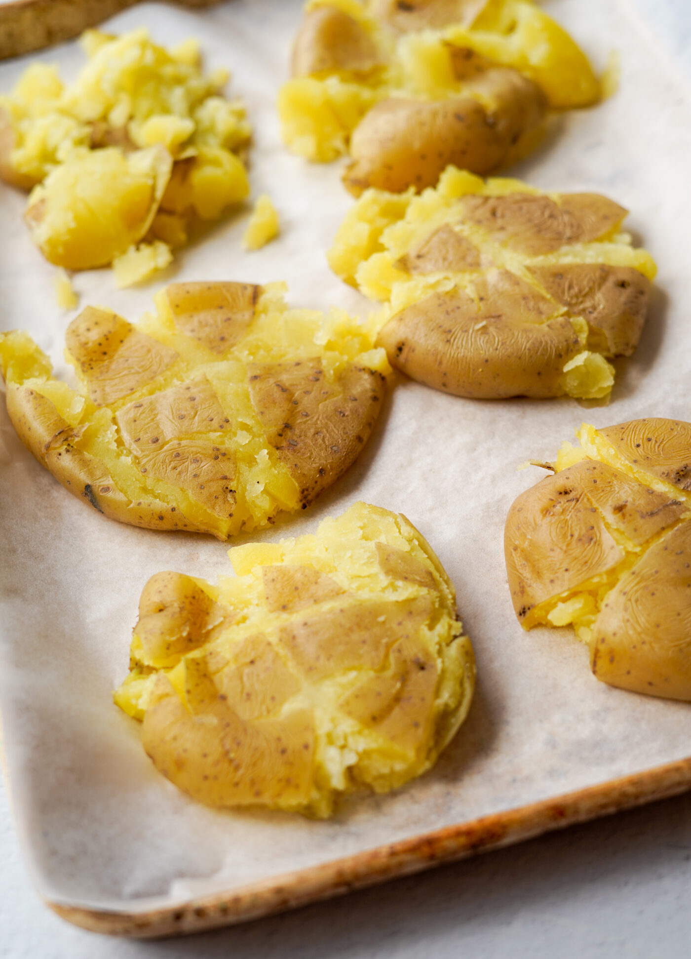 Crispy Smashed Potatoes - PlantYou