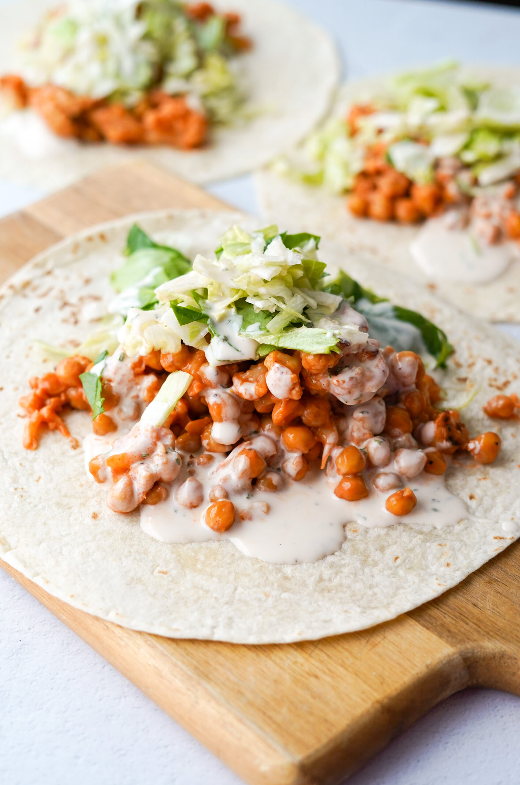 Buffalo Cauliflower Wraps - PlantYou