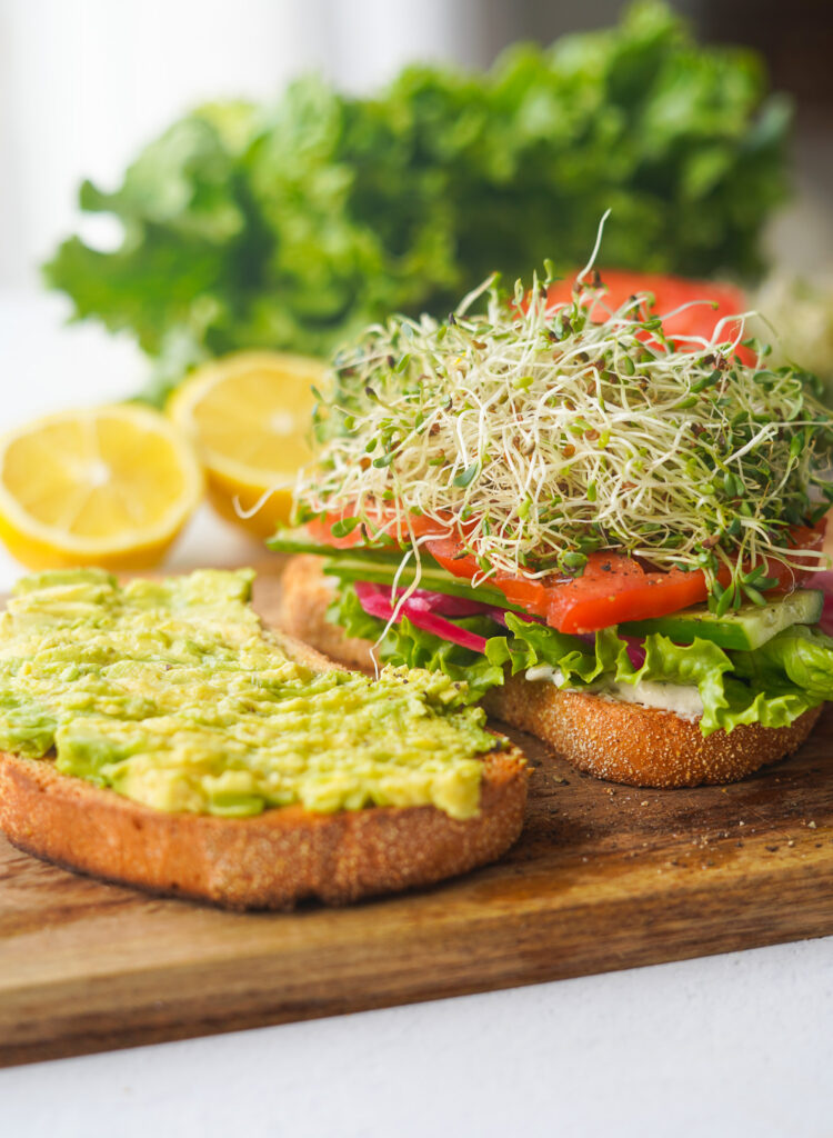 Loaded Veggie Sandwich - PlantYou