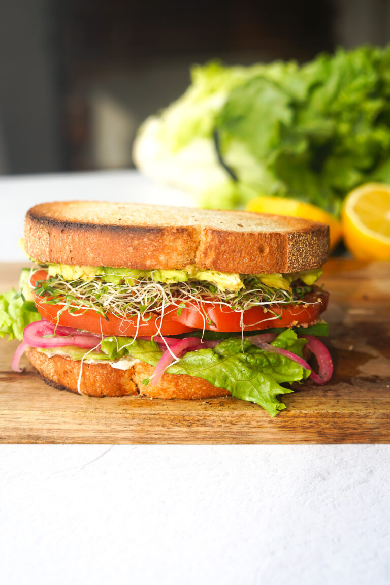 Loaded Veggie Sandwich - PlantYou