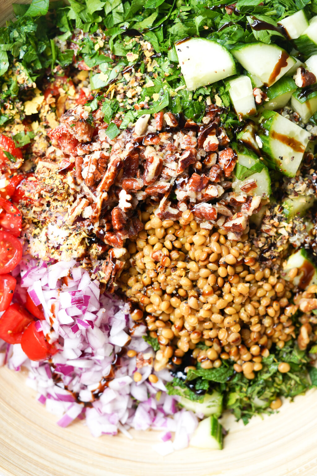 Lentil Quinoa Salad - PlantYou