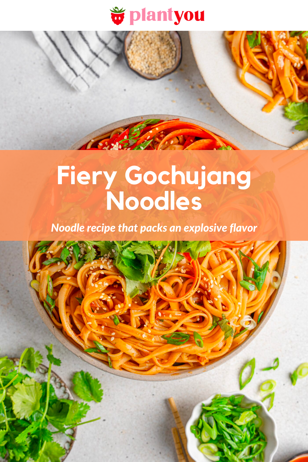 Fiery Gochujang Noodles - PlantYou