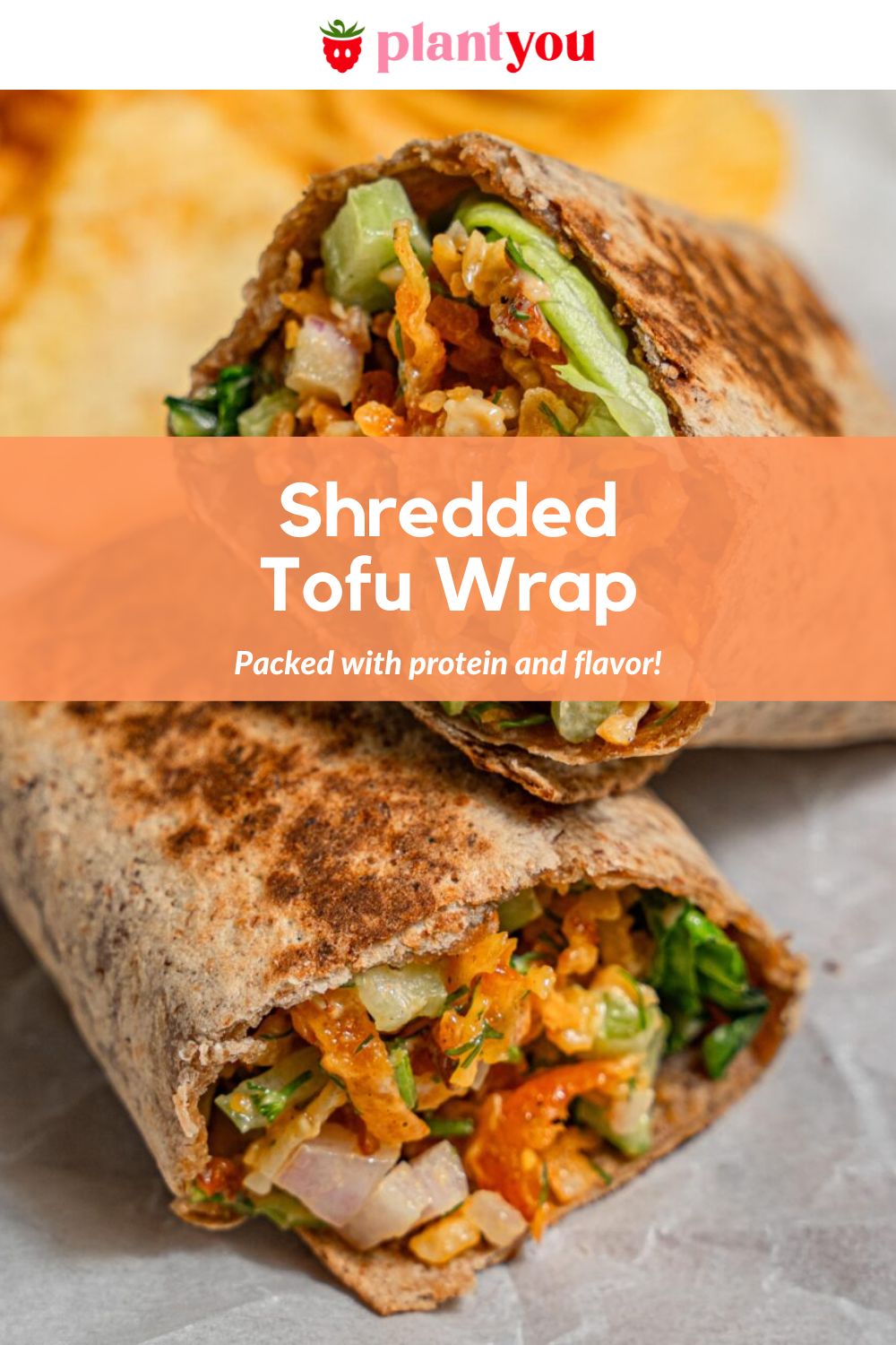 Shredded Tofu Wrap - PlantYou