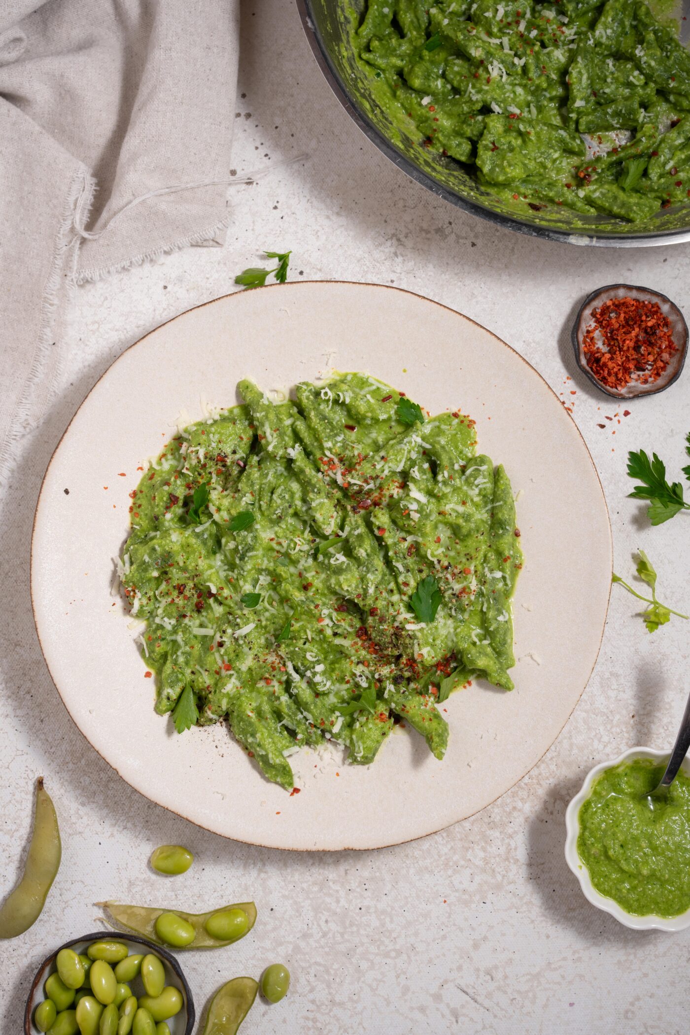 Homemade Green Pasta - PlantYou
