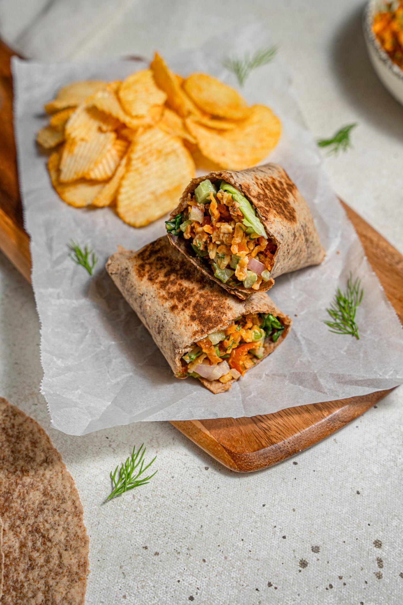 Shredded Tofu Wrap - PlantYou