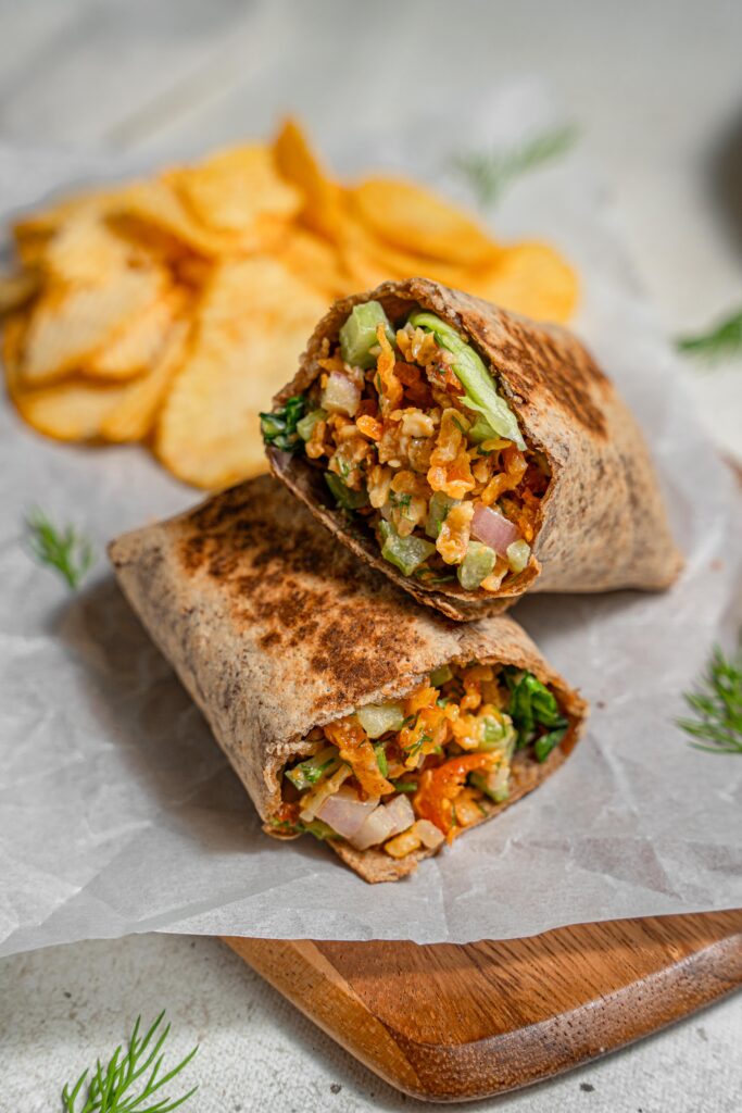Shredded Tofu Wrap - PlantYou