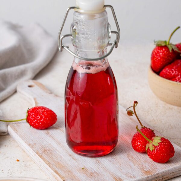 Strawberry Syrup (Easy, Zero-Waste) - PlantYou