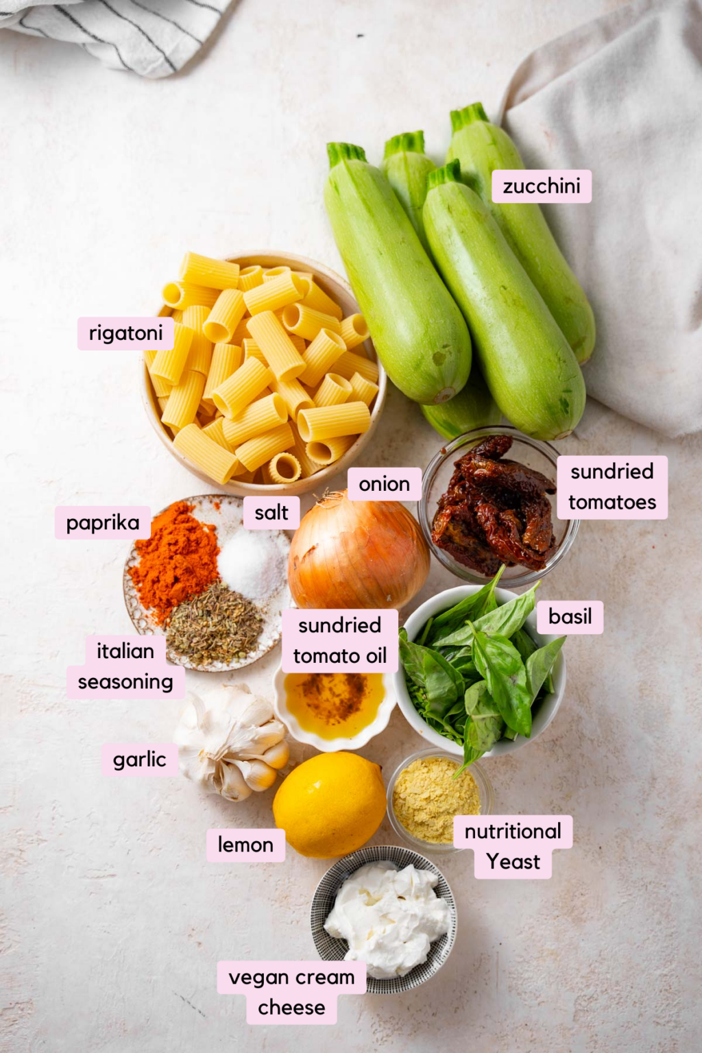 Zucchini Lemon Pasta - PlantYou