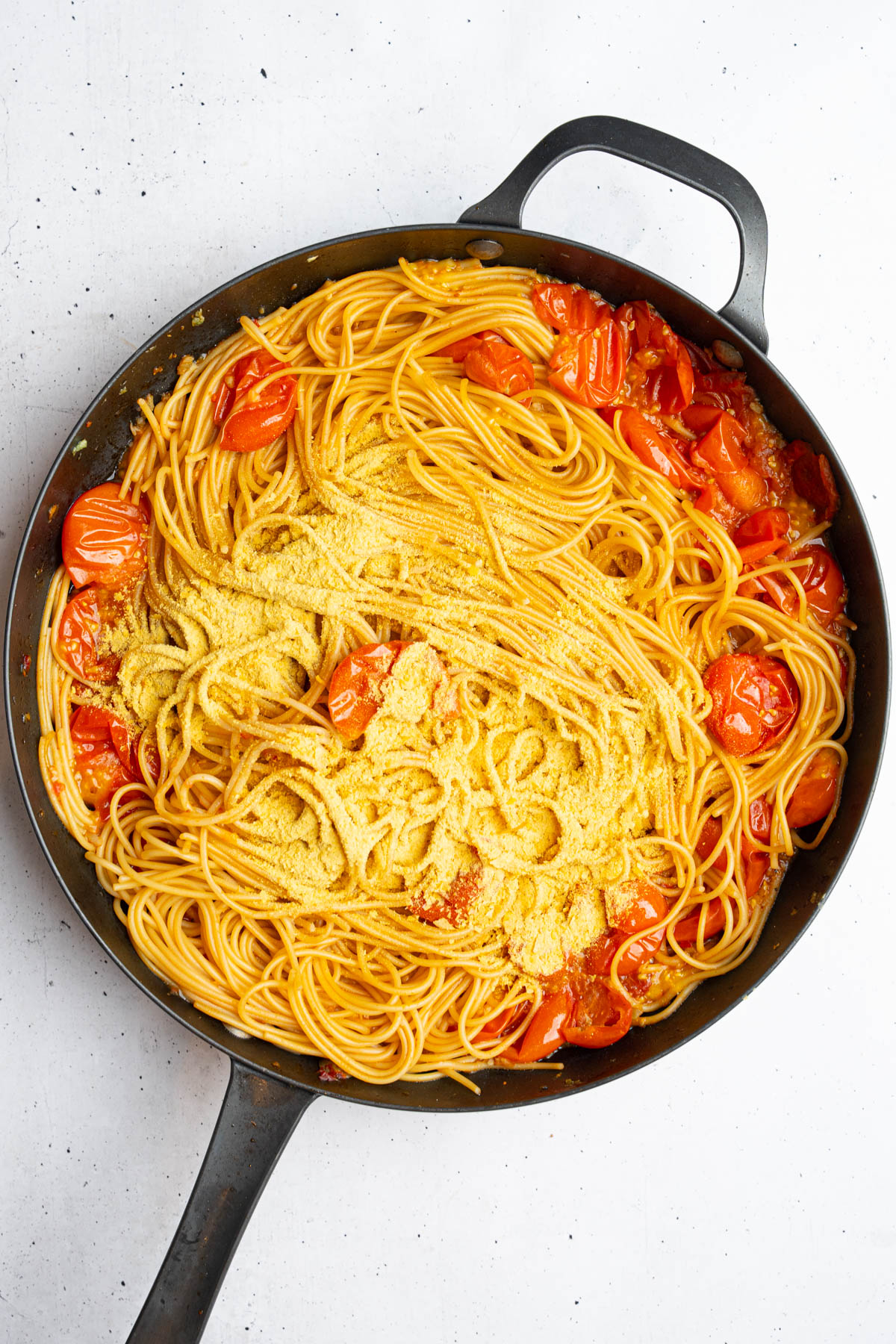 One Pot Cherry Tomato Basil Pasta - PlantYou