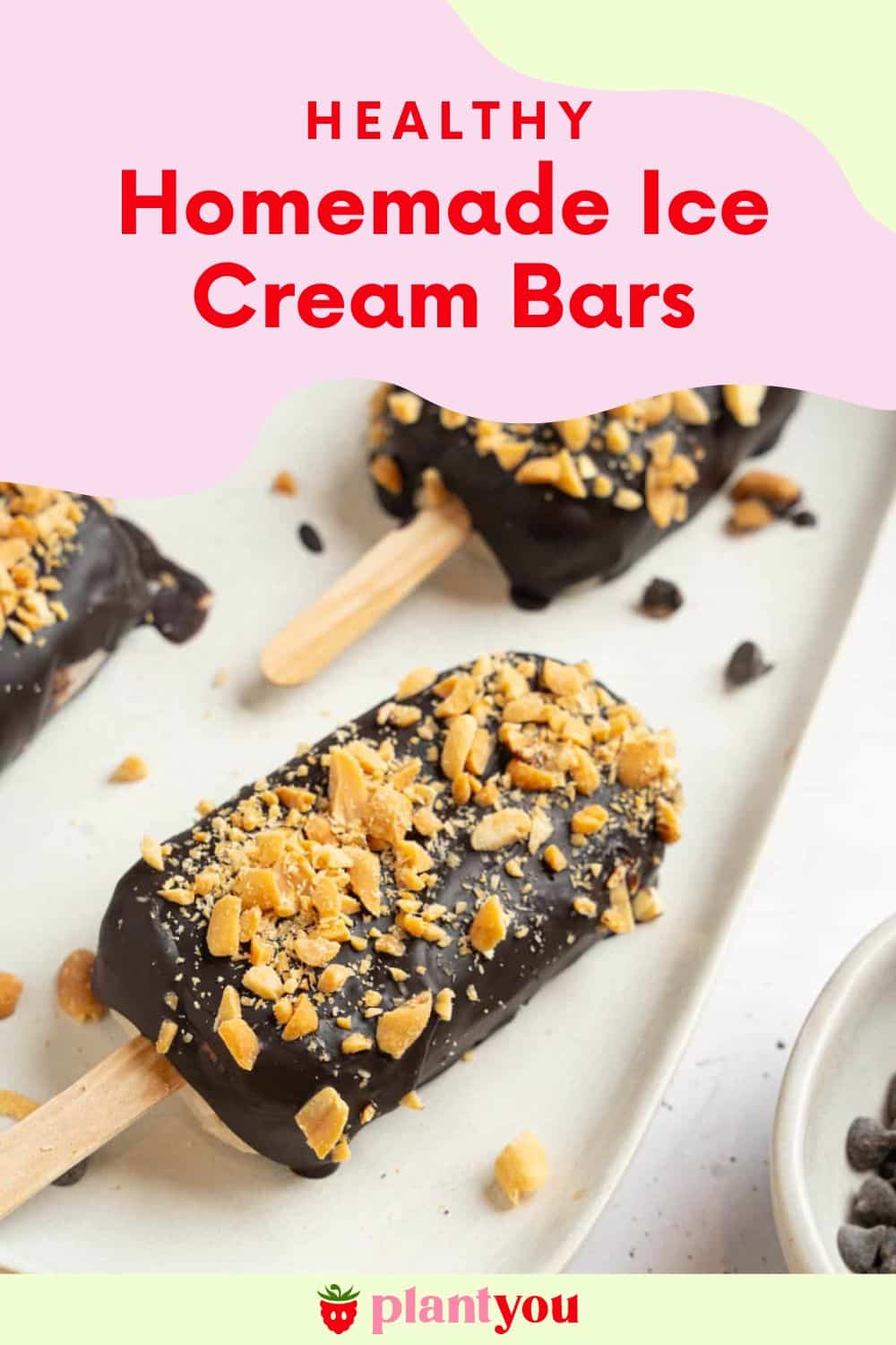 Healthy Homemade Ice Cream Bars - PlantYou