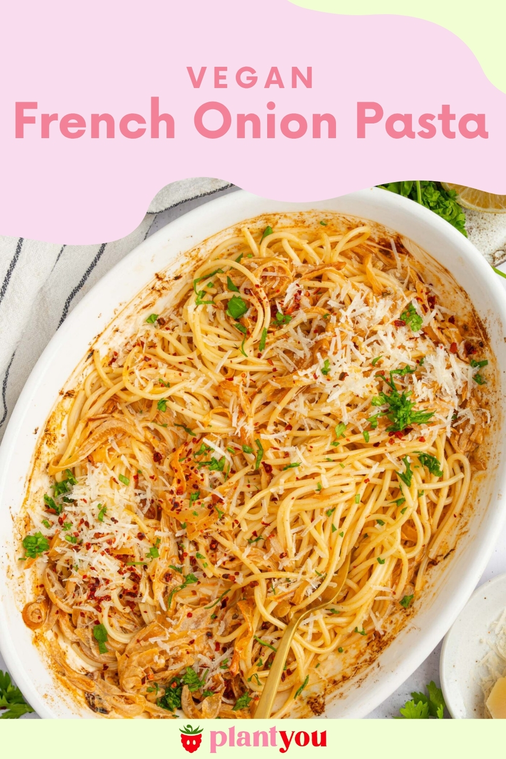 French Onion Pasta - PlantYou