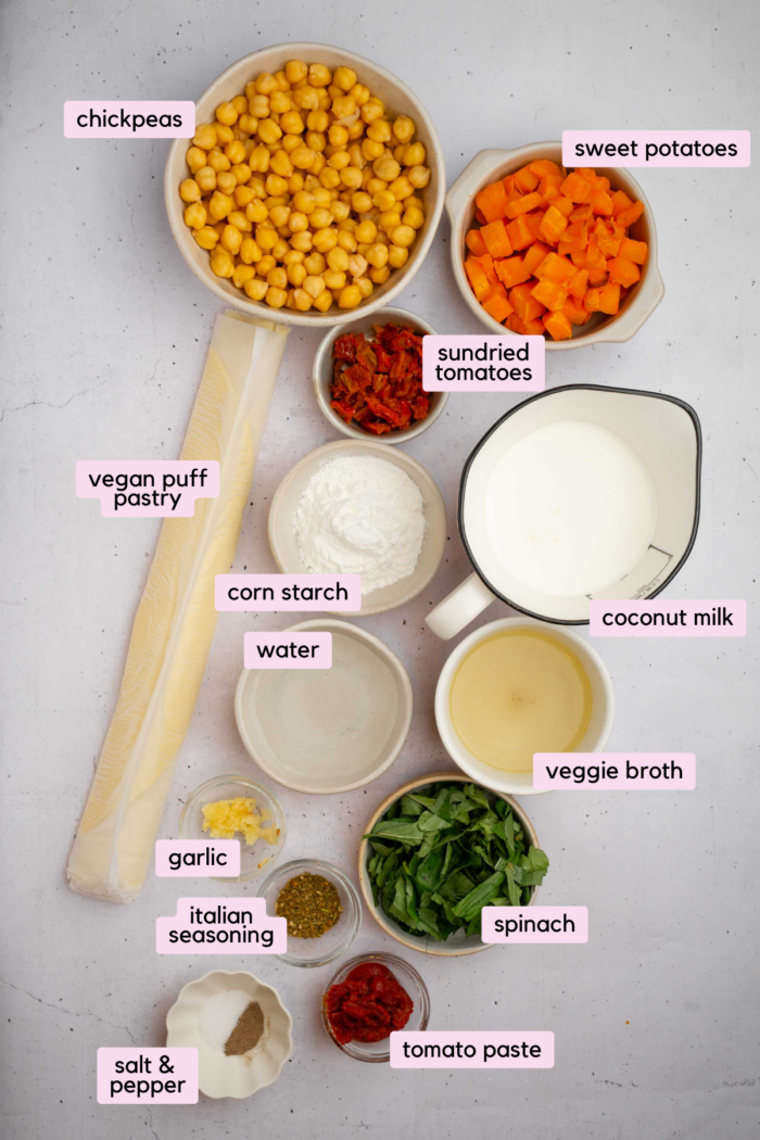 Tuscan Chickpea Pot Pie (Vegan & Easy) - PlantYou