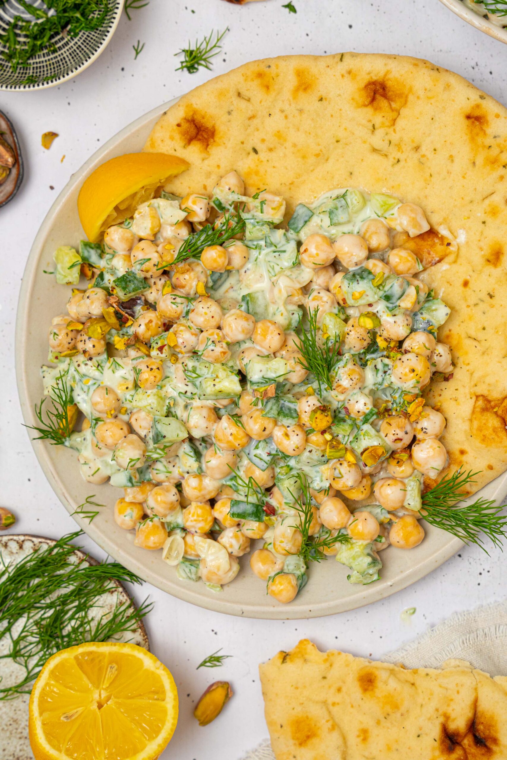 Tzatziki Chickpea Salad - PlantYou