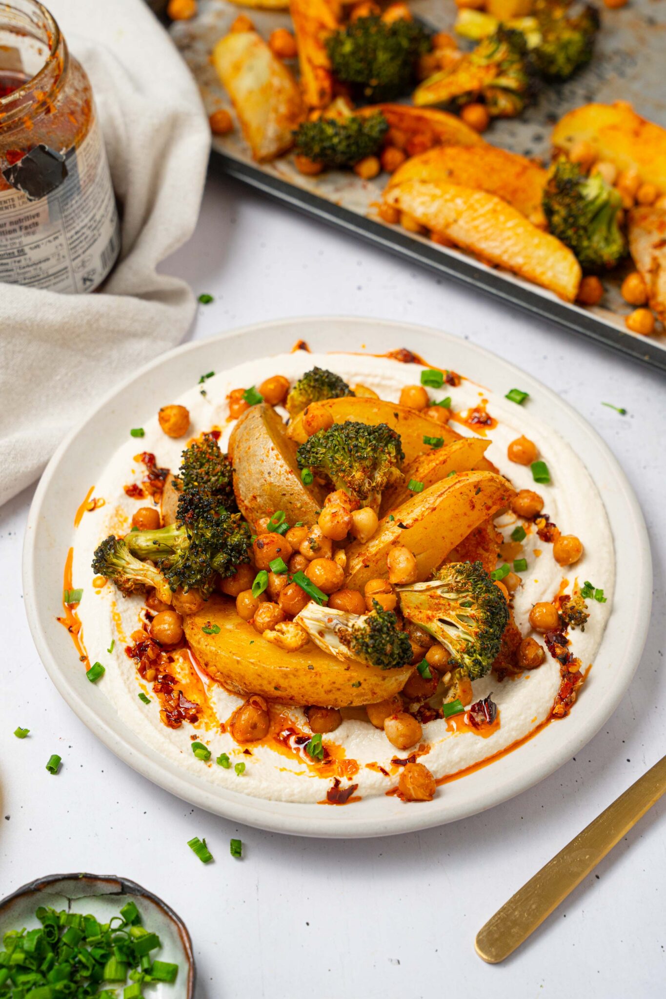 Vegan Sheet Pan Dinner (with Whipped Tofu) - PlantYou
