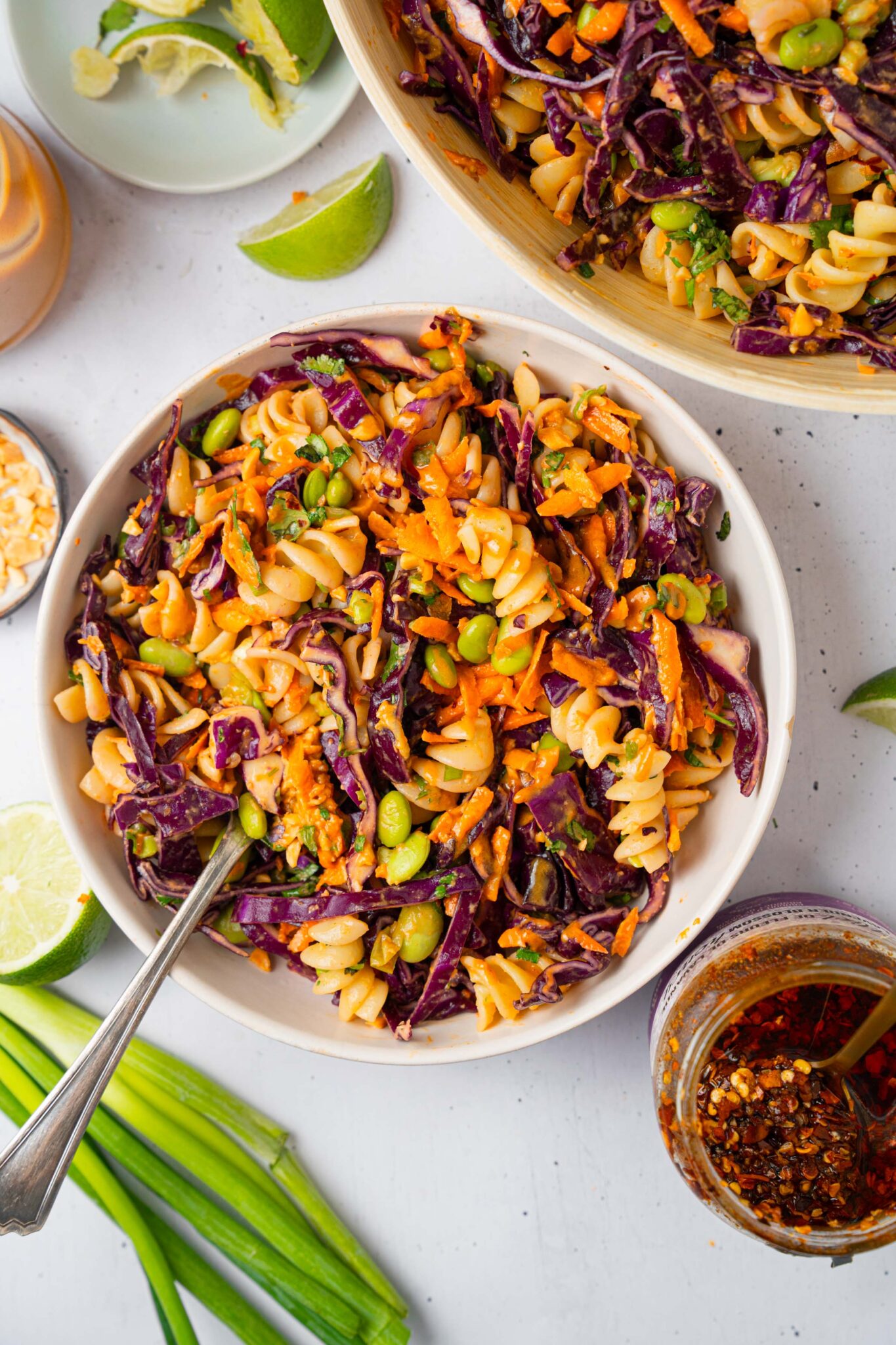 Peanut Pasta Salad - PlantYou